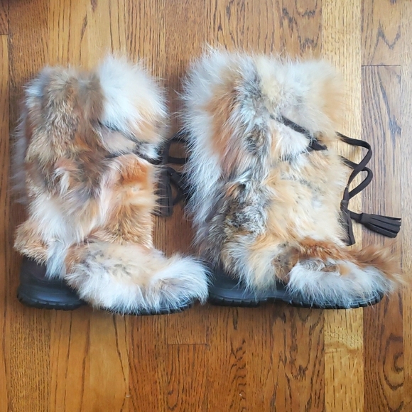 Winna | Shoes | Euc Winna Real Fur Luxury Boots | Poshmark